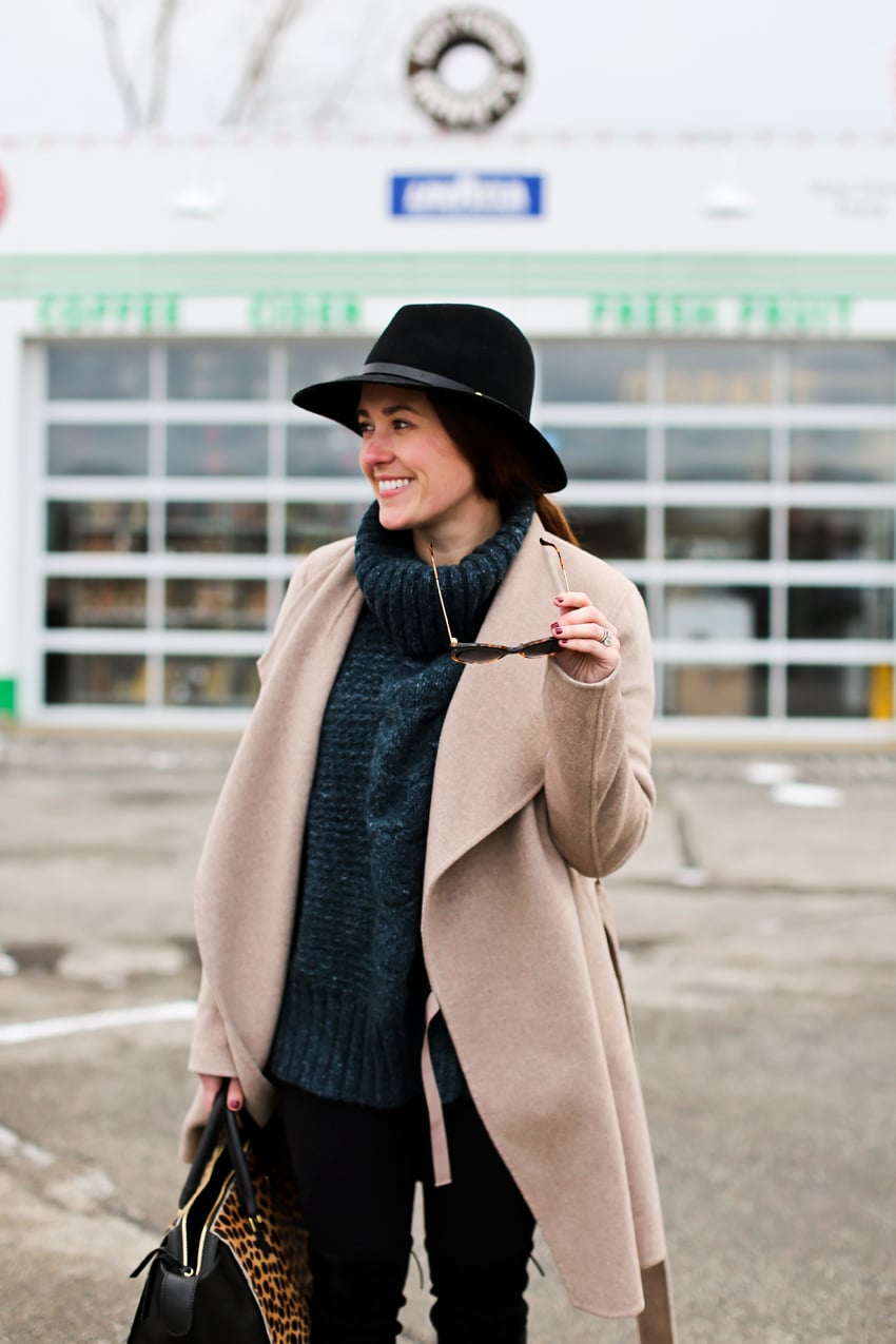 Stylish Layers for Winter in Chicago - Sequins & Stripes