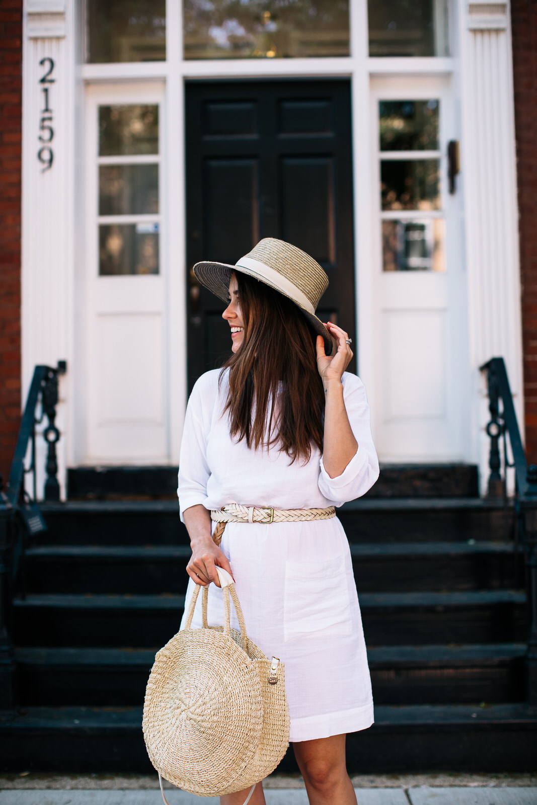 How to Wear White for Summer - Sequins & Stripes