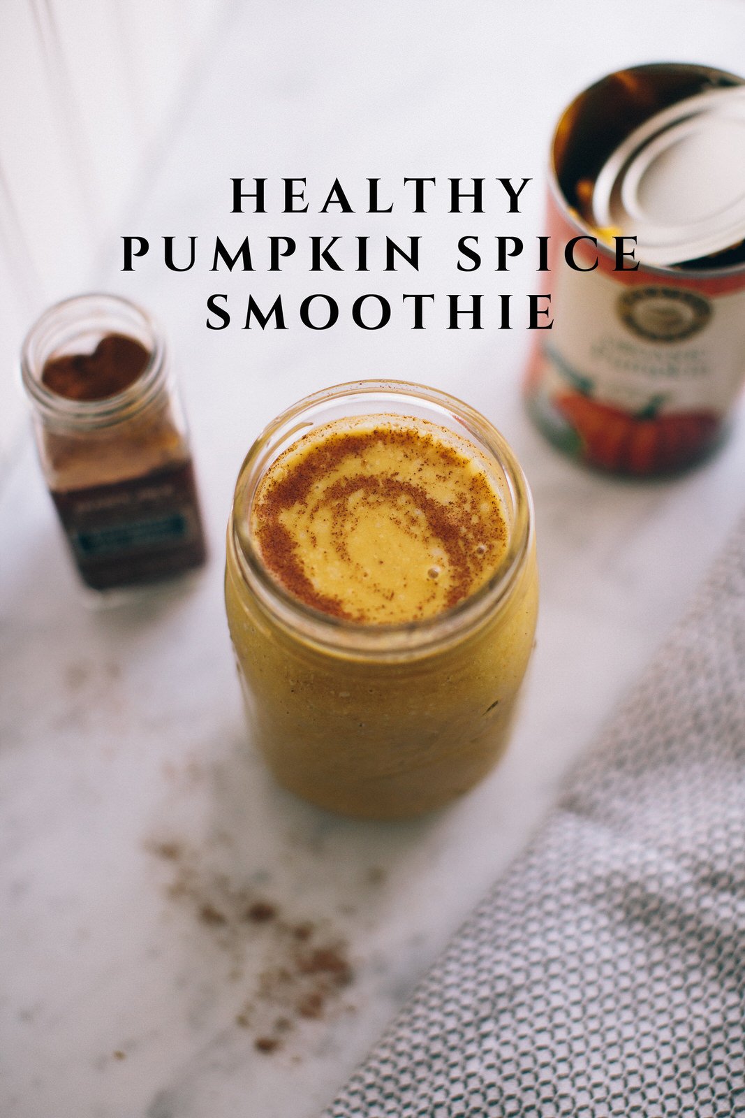 Healthy Pumpkin Spice Smoothie Recipe — Hello Adams Family