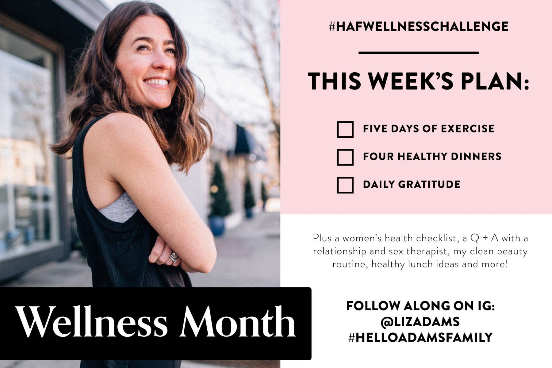 Wellness Challenges • Week of March 1, 2020 — Hello Adams Family