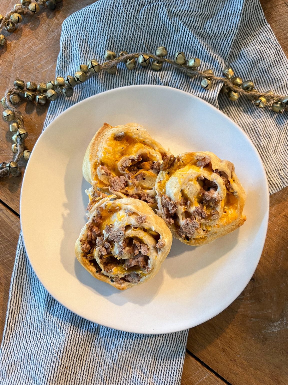 Sausage and Cheese Breakfast Wheels - Breakfast Recipe — Hello Adams Family